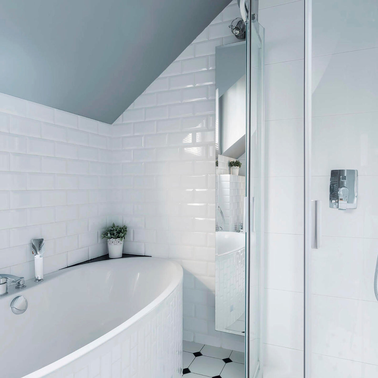 10x20 Metro Blanc Brillant (Mur) – Akdeniz Deco