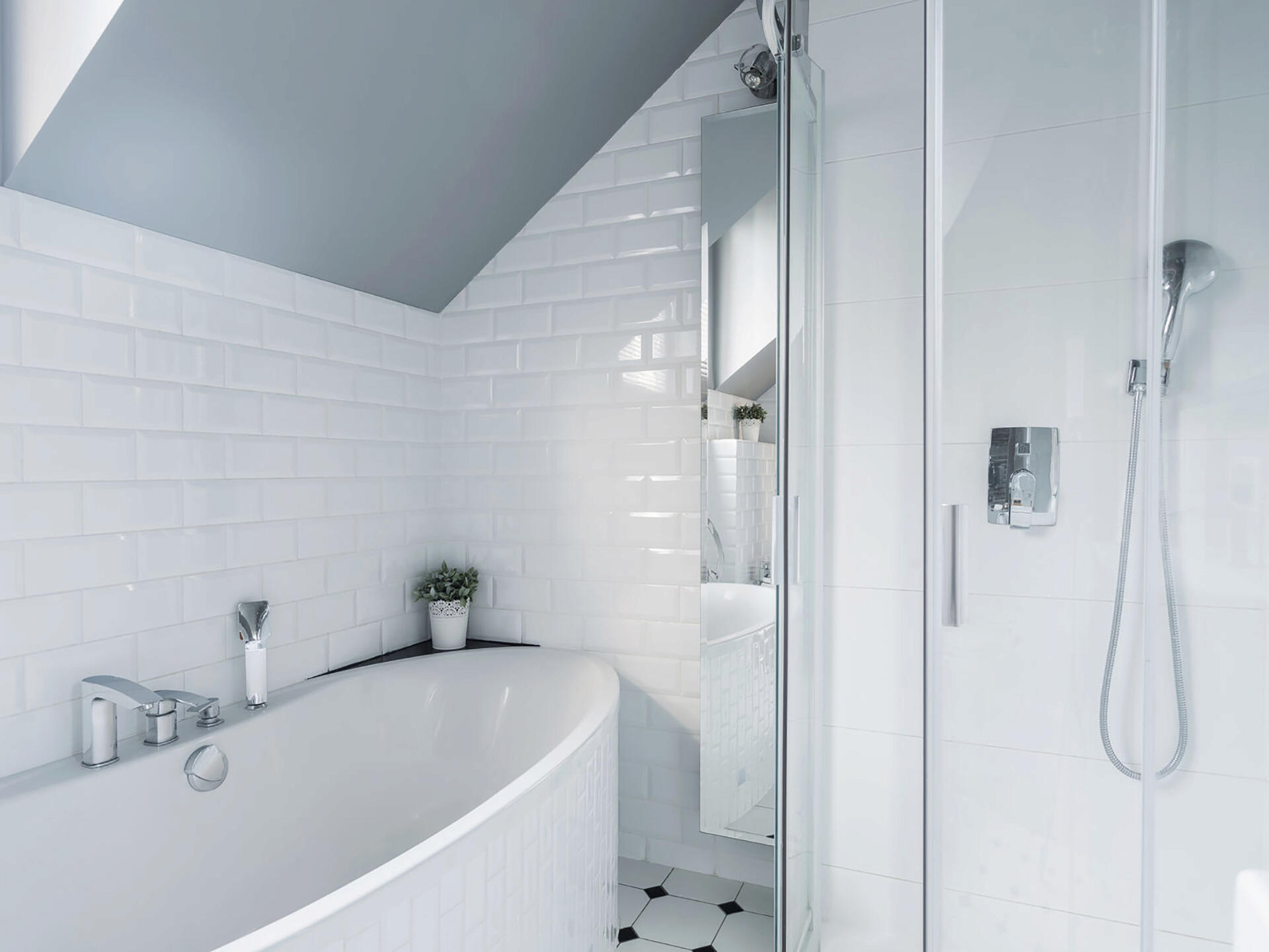 10x20 Metro Blanc Brillant (Mur) – Akdeniz Deco